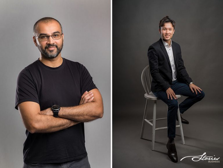 Choosing a backdrop colour for your headshots - Stories for Business